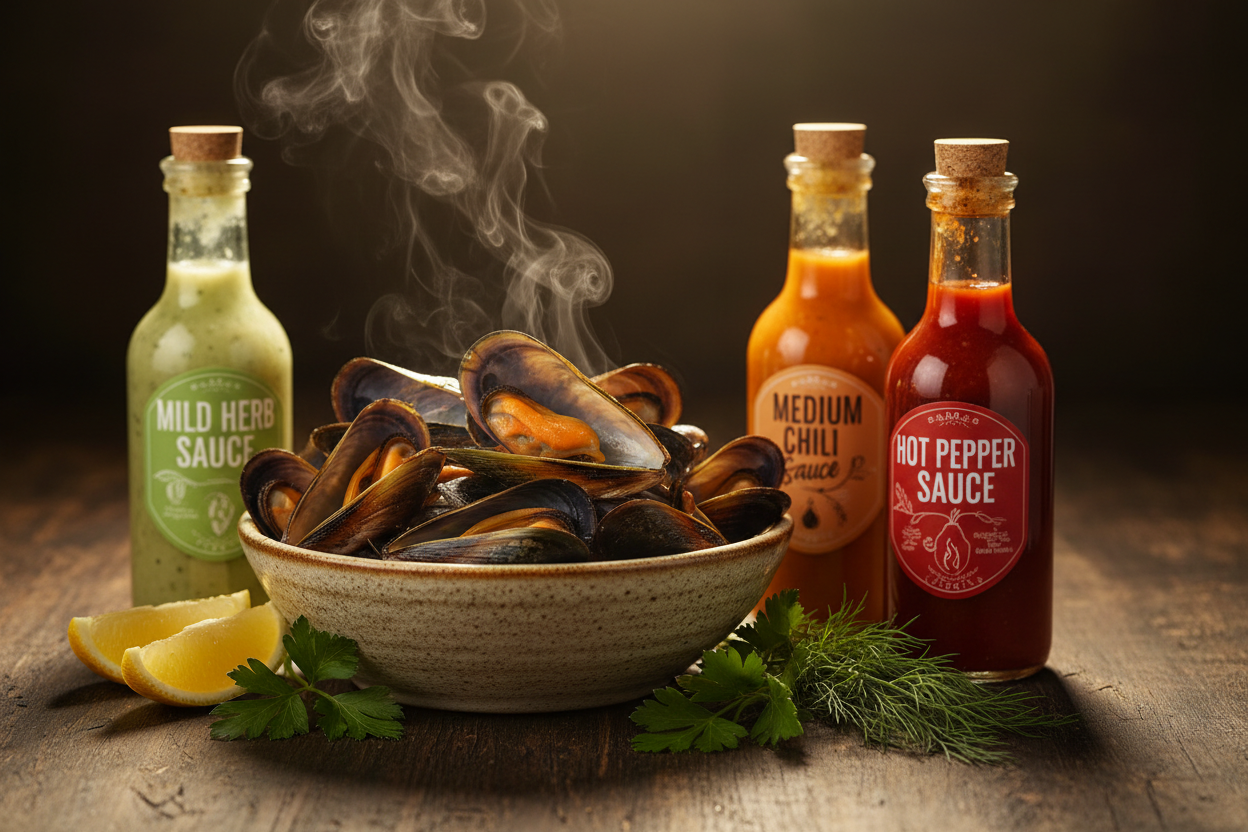 Best Heat Levels for Mussels: Mild vs Medium vs Hot – Hearth Fire Sauce