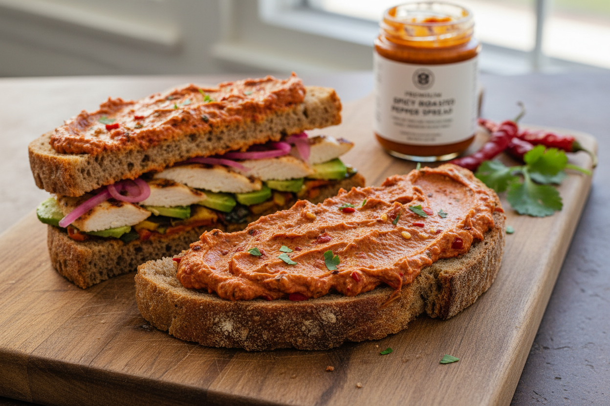 Hot Sauce Sandwich Spreads That Don’t Soak Bread – Hearth Fire Sauce