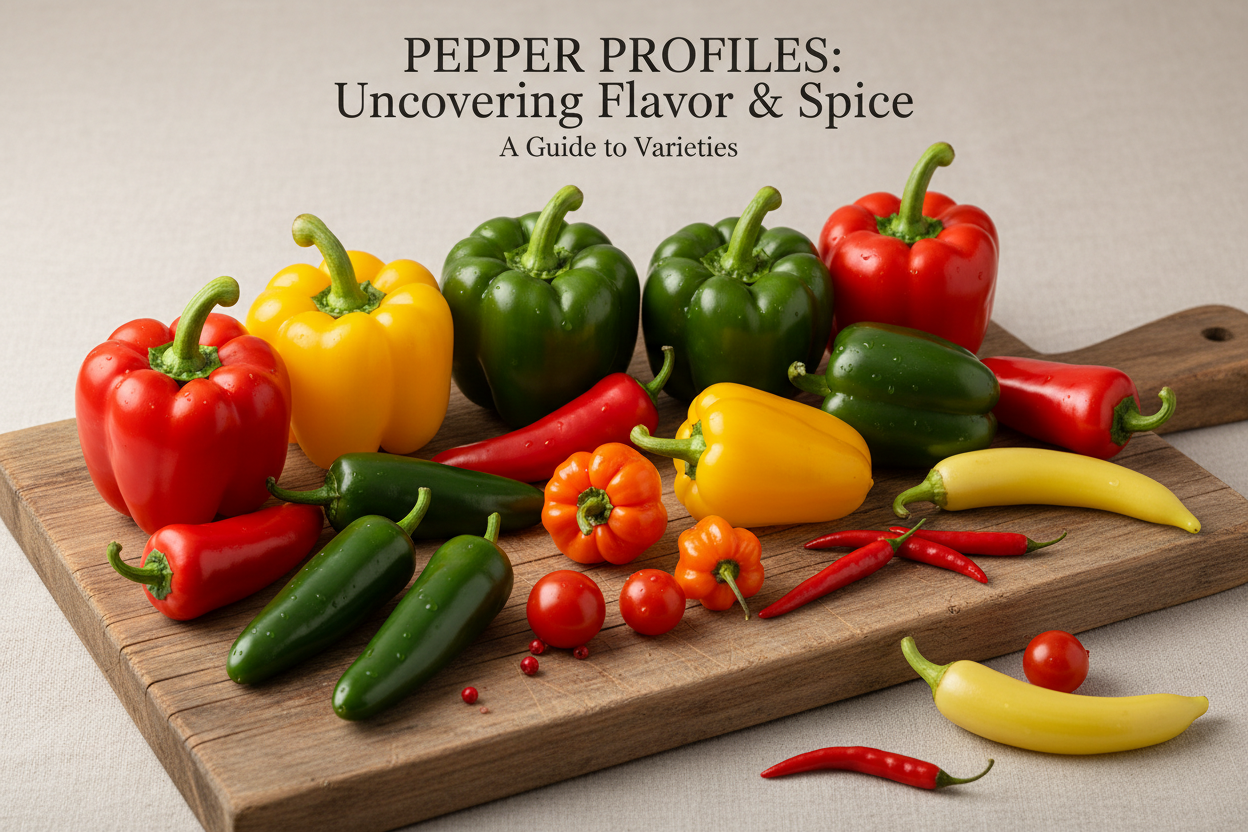 Pepper Types Explained — Flavor First, Heat Second 🌶️🔍 – Hearth Fire Sauce