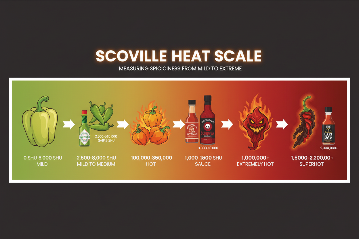 The Scoville Scale 2026: The Complete Chili Pepper Heat Guide – Hearth ...